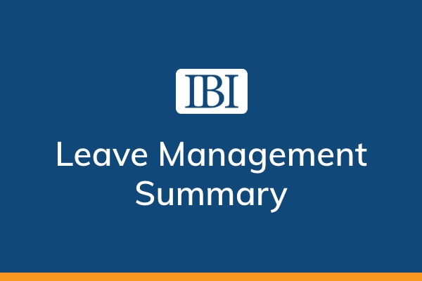Leave Benchmarking Reports | Integrated Benefits Institute